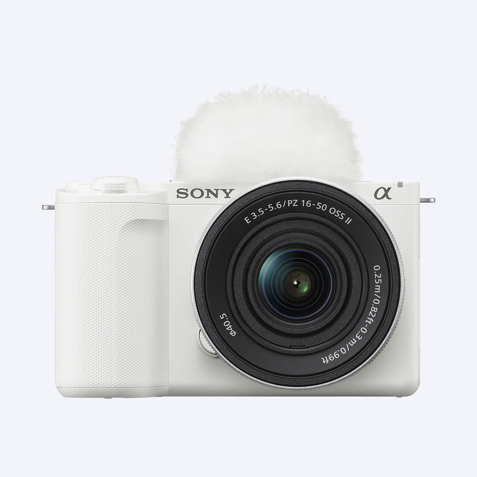 Sony Alpha ZV-E10 II APS-C Interchangeable-Lens Vlog Camera White with ...